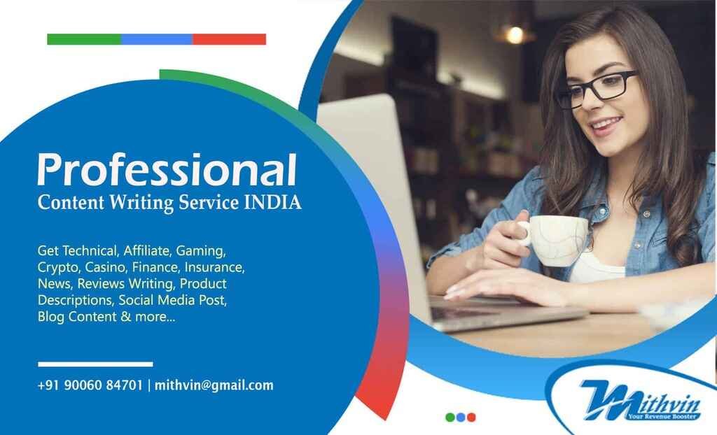 Get Best SEO Content Writing Services India (100% Unique Article)